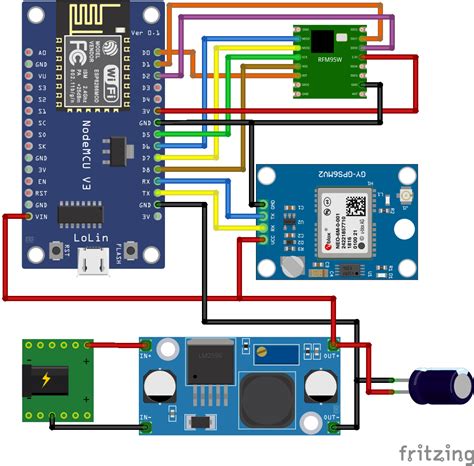 Lora Enabled Gps Tracker With Esp8266 And Nuvoton N032le3ae Campus