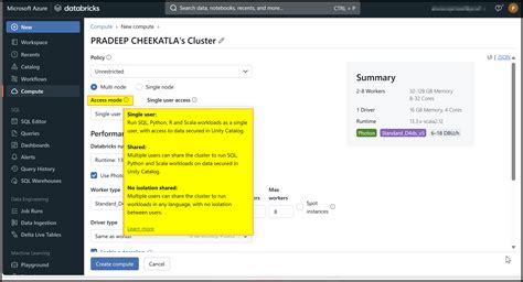 Are High Concurrency Clusters Deprecated Or Renamed In Uc Databricks Worskpace Microsoft Qanda