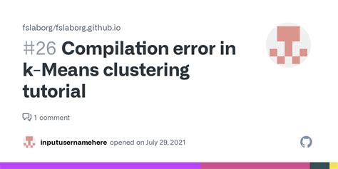 compilation error in k means clustering tutorial · issue 26 · fslaborg