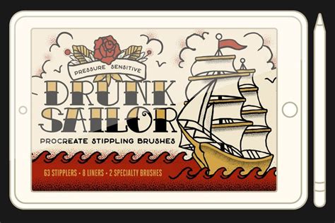 Grain Shader Brush Set Procreate Brushes