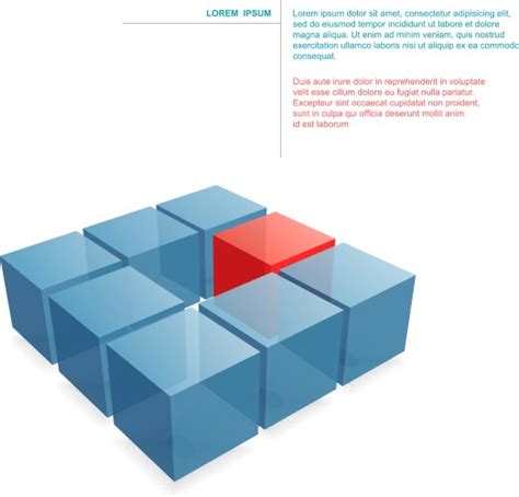 D Cube Royalty Free Vector Image VectorStock