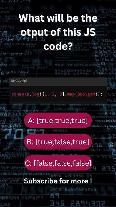 javascript trick what happens when you map boolean