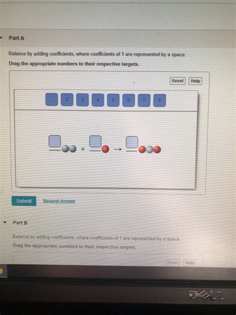 Solved Part A Balance By Adding Coefficients Where Chegg Com