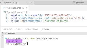 Typescript Date Format Format Date In Typescript