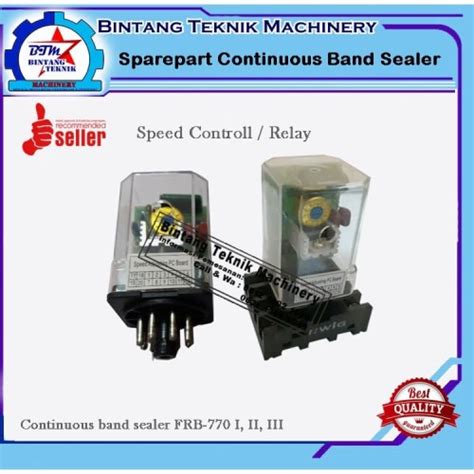 Jual Speed Control Relay Mesin Continuous Band Sealer Kab Tangerang Bintang Teknik