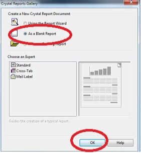 How To Create Crystal Reports In ASP NET Webforms