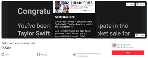 Taylor Swift Presale Tickets Resold On Carousell Queue Numbers Taylor Swift Presale Tickets Resold On Carousell Queue Numbers