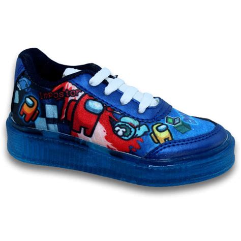 Tenis Para Niño De Among Us Con Luz Estilo 0801be17 Marca Better