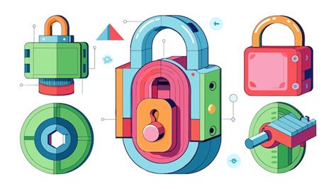 lock vector graphics illustration eps source file format lossless