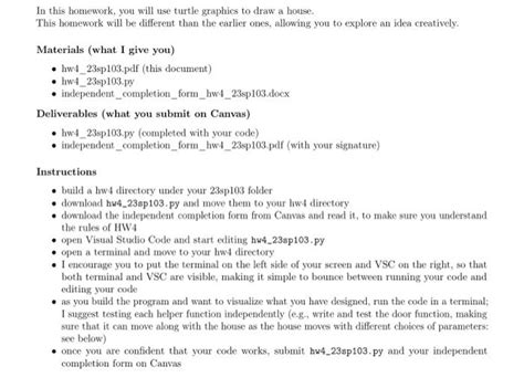 solved in this homework you will use turtle graphics to