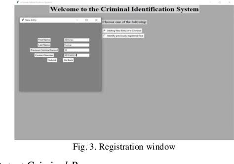 Figure 1 From Criminal Identification System Using Face Detection And