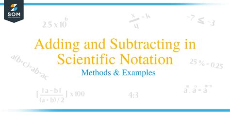 Adding And Subtracting In Scientific Notation Methods And Examples
