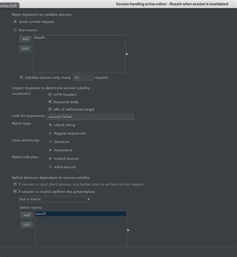 Using Burps Session Handling Rules To Insert Authorization Cookies