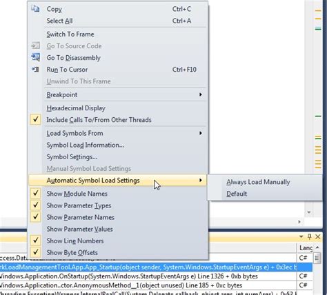 C Cannot Load Symbols Or Break In Core Assemblies Loading Symbols