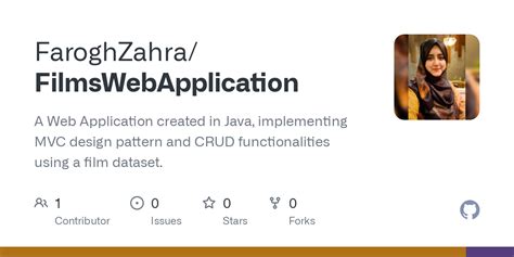 Github Faroghzahrafilmswebapplication A Web Application Created In Java Implementing Mvc