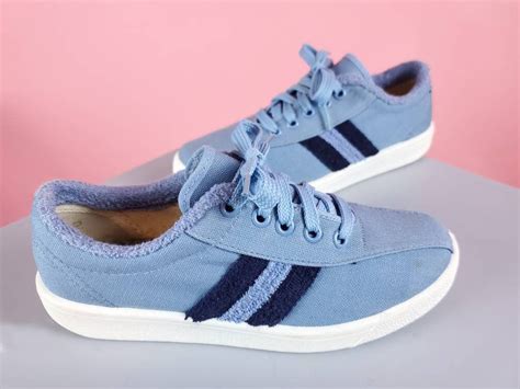 Iconic 1970s Tennis Shoes Canvas With Terry Cloth By Etsy
