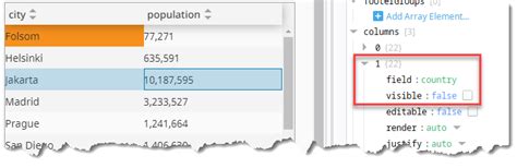 Perspective Table Selected Data Only Shows Visible Data Columns