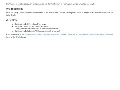 Deploy And Config Using A Linux Vm And Scripts Dell Powerprotect Data