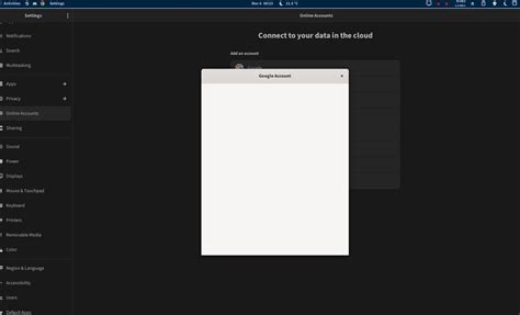 Trouble Connecting To Google In Settings GNOME Manjaro Linux Forum