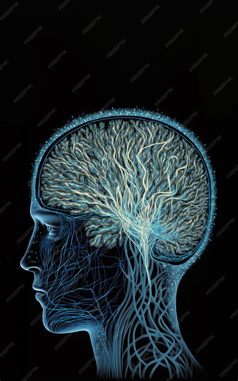 Premium Ai Image Human Brain Neuron Closeup 3d Illustration Neurology