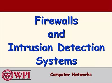 Ppt Firewalls And Intrusion Detection Systems Powerpoint Presentation Id2748814