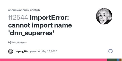 ImportError Cannot Import Name Dnn Superres Issue Opencv Opencv Contrib GitHub