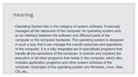Operating Systempptx