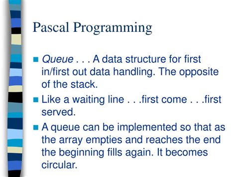 Ppt Pascal Programming Powerpoint Presentation Free Download Id