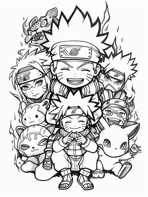 Desenho Para Colorir De Naruto