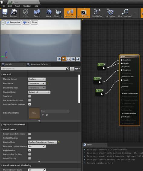 Ue4 Triplanar Projection Mapping Setup Oded Erells Cg Log Images