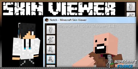 Logiciel Skin Viewer Minecraft France