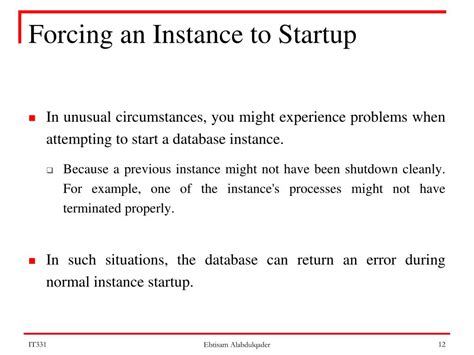 Ppt Oracle Database Instance Management Powerpoint Presentation Free