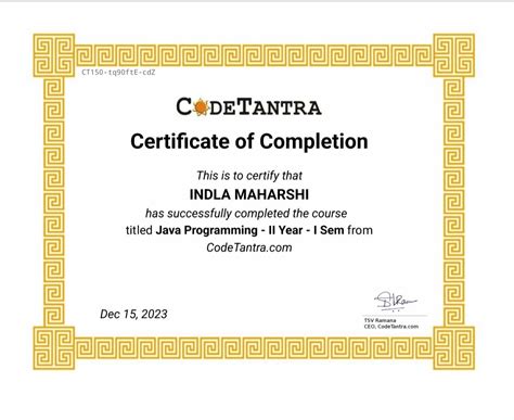 maharshi indla on linkedin javaprogramming codetantra achievement learningjourney