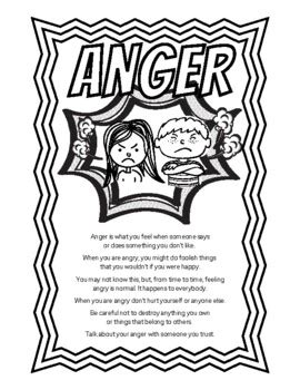 Anger Management Printable Coloring 2560x1986