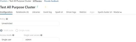 You Were Asked To Setup A New All Purpose Cluster But The Cluster Is Unable To Start Which Of