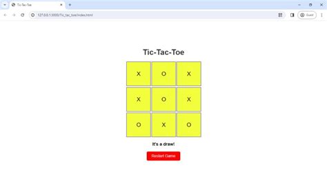 Completed Task I Given By Prodigy Infotech Developed A Tic Tac Toe Web Application