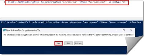 how to disable azure disk encryption azure lessons