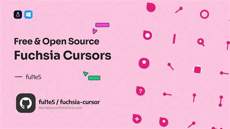 [oc] Minimal And Bold Cursors Fuchsia Cursors R Unixporn