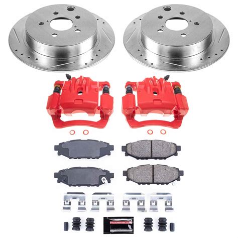 Power Stop Z23 Evolution Coated Brake Kit With Calipers Rear 2012