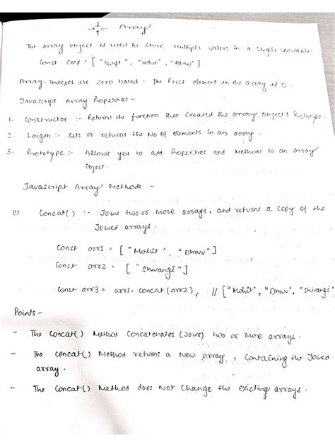 Java Script Array Methods Pdf