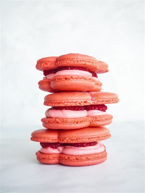 Raspberry Rose Mickey Macarons