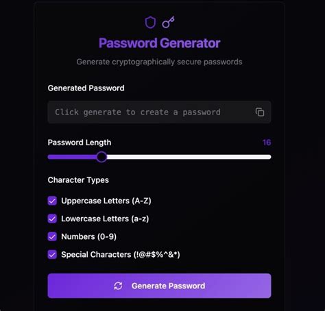 Free Cryptographically Secure Password Generator Online