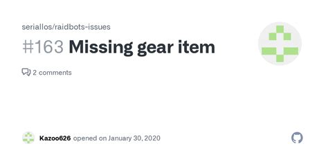 Missing Gear Item Issue Seriallos Raidbots Issues GitHub