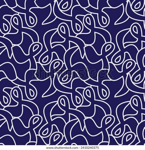 All Over Design Print Block Fabric Stock Vector Royalty Free 2410240375 Shutterstock