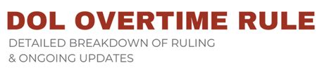 DOL Overtime Rule - OKLAHOMA RESTAURANT ASSOCIATION