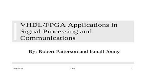 download pdf vhdl fpga applications