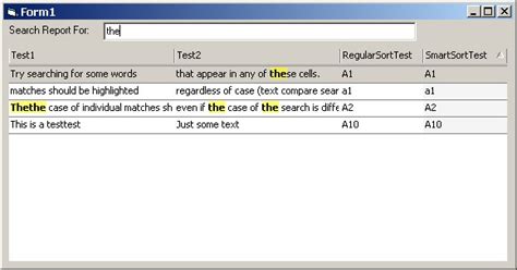 rc search highlight demo w metrics text codejock developer community