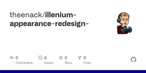 Github Theenackillenium Appearance Redesign · Github
