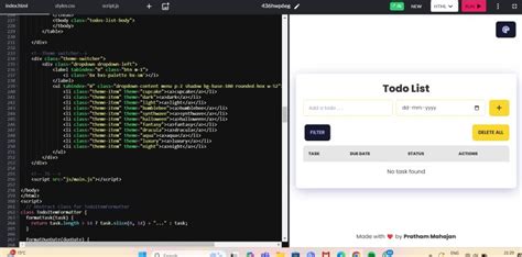 Html Css Javascript Webdevelopment Frontend Githubprojects