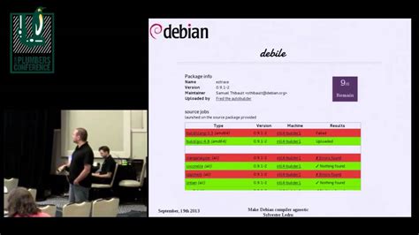 Rebuilding Debian With Llvmclang Sylvestre Ledru Debian Irill Youtube
